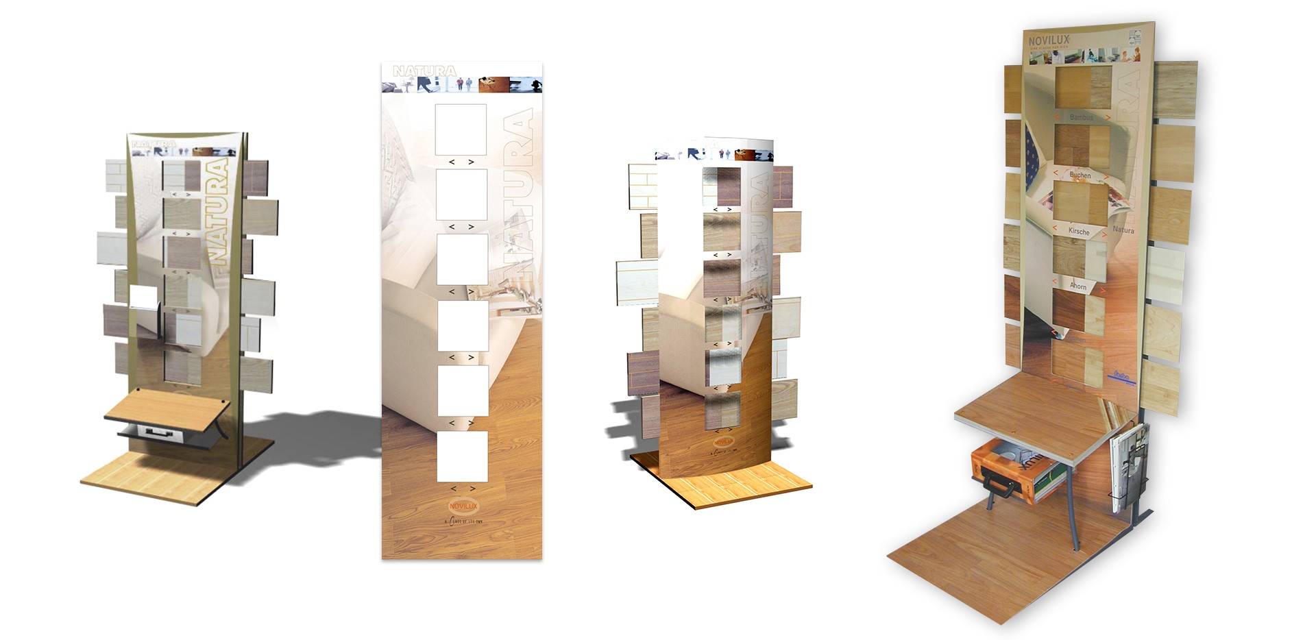 Forbo - Présentoir LVT - Addis Echantillonnages - Displays