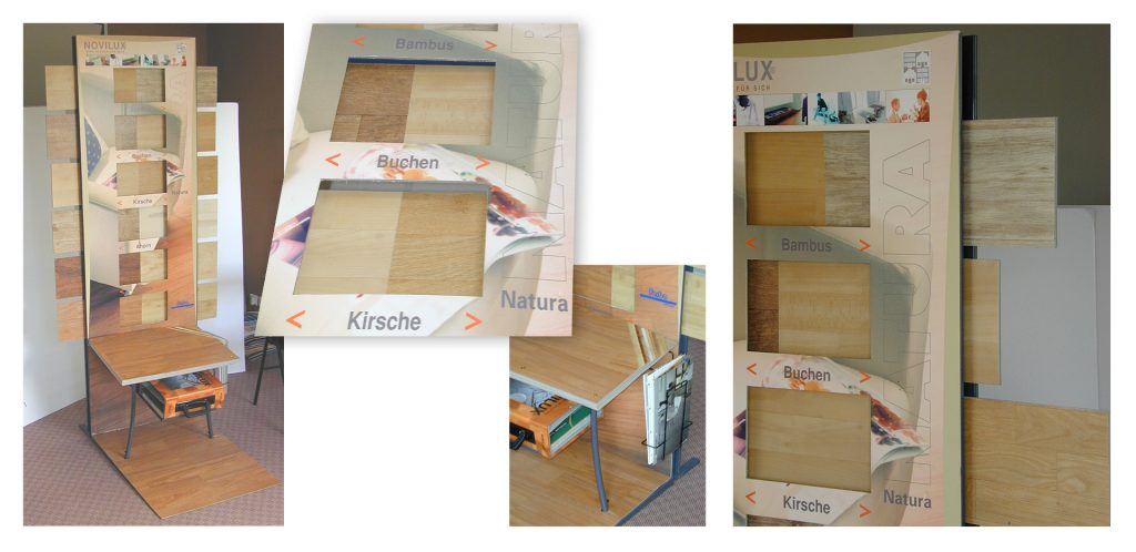 Forbo - Présentoir LVT - Addis Echantillonnages - Displays